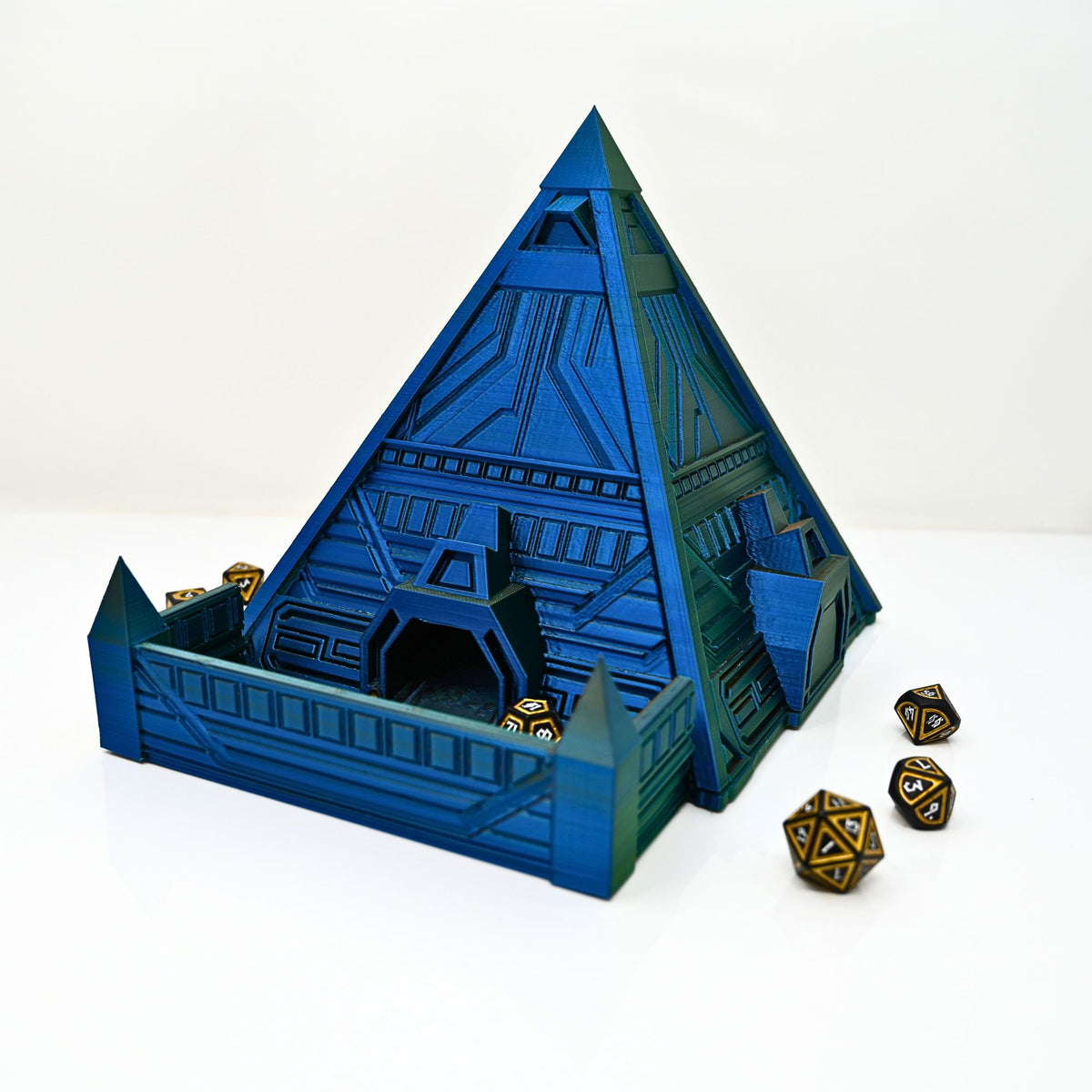 Pyramid Dice Tower for Tabletop Wargaming dnd Gifts and Game Room Decor ...