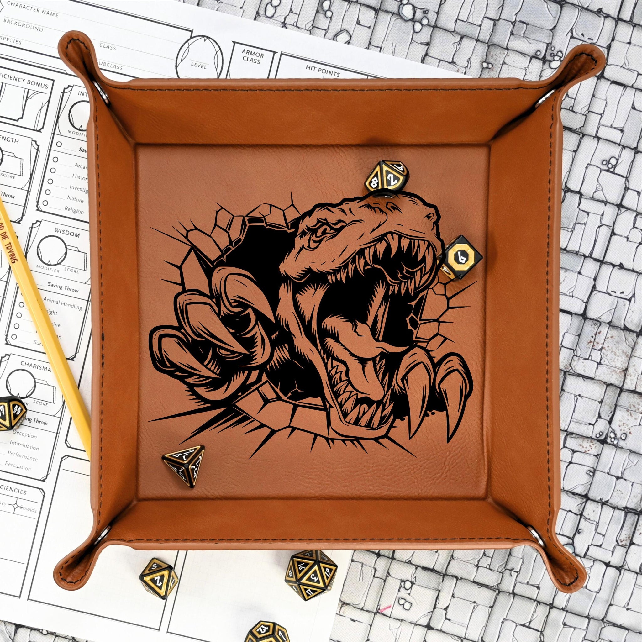 Folding Dice Trays by GriffonCo Gifts | Affordable D&D Dice Trays ...
