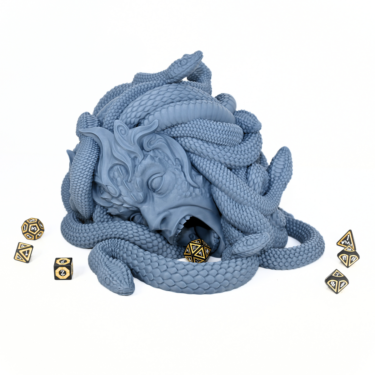 Medusa Head Dice Tower for Tabletop Wargaming dnd Gifts and Game Room ...