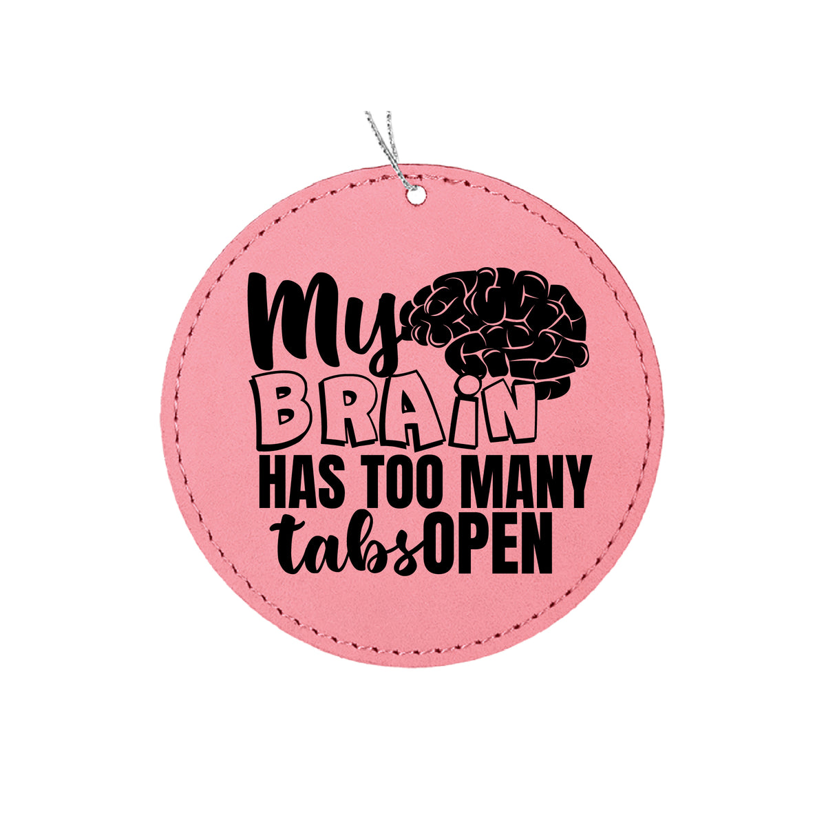 Personalized Too Many Tabs Funny ADHD Ornament Gift for Neurodivergent ...